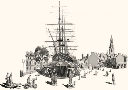 A painting and drawing tour of Greenwich, in London. Part 1