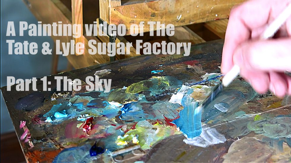 A painting video of the Tate & Lyle Sugar Factory, in Silvertown London